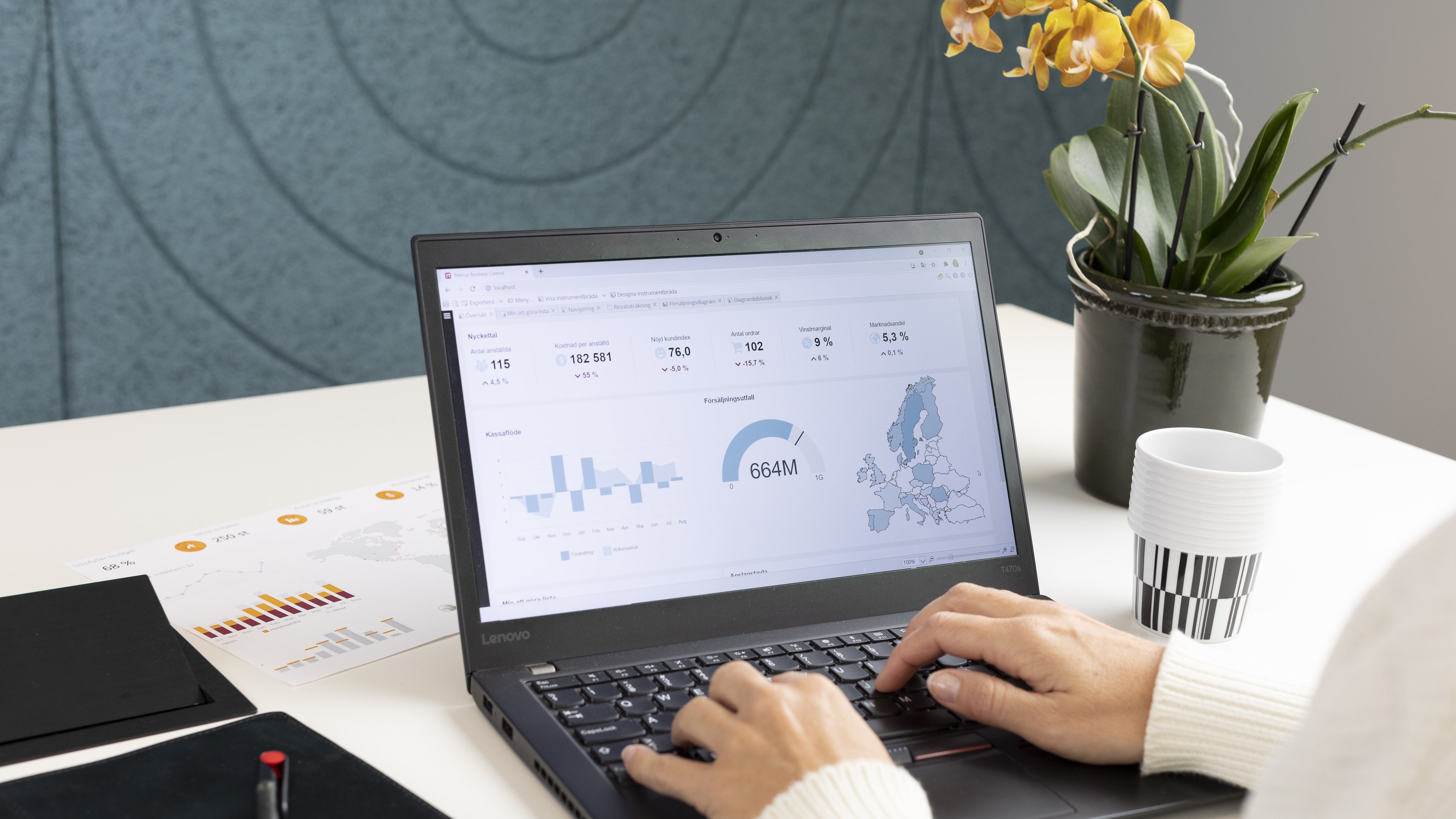 Nya funktioner för prediktiv analys i Mercur Business Control